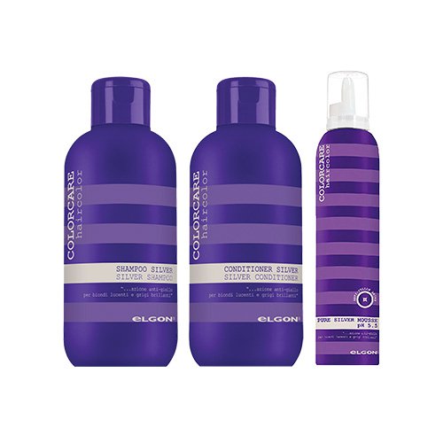 Pack Tratamiento Elgon ColorCare Silver Profesional 3 productos ...